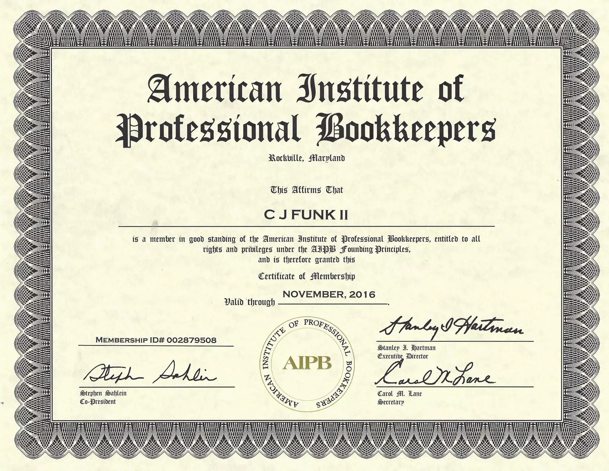 AIPB Certificate | PDF