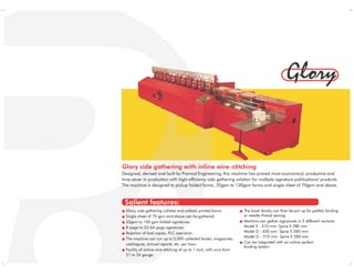 GLORY-Side Gathering Pramod Engineering India | PDF