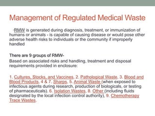 BUMEDINST 6280 1 Mgmt of Reg Waste HM1 WD | PPTX
