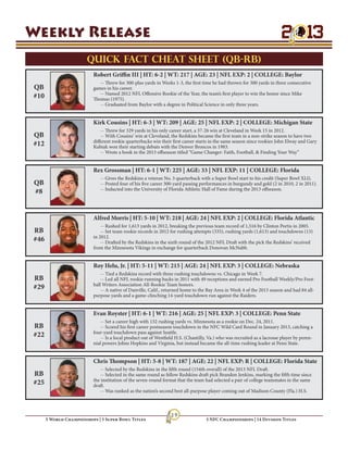 Quick Fact Cheat Sheet | PDF