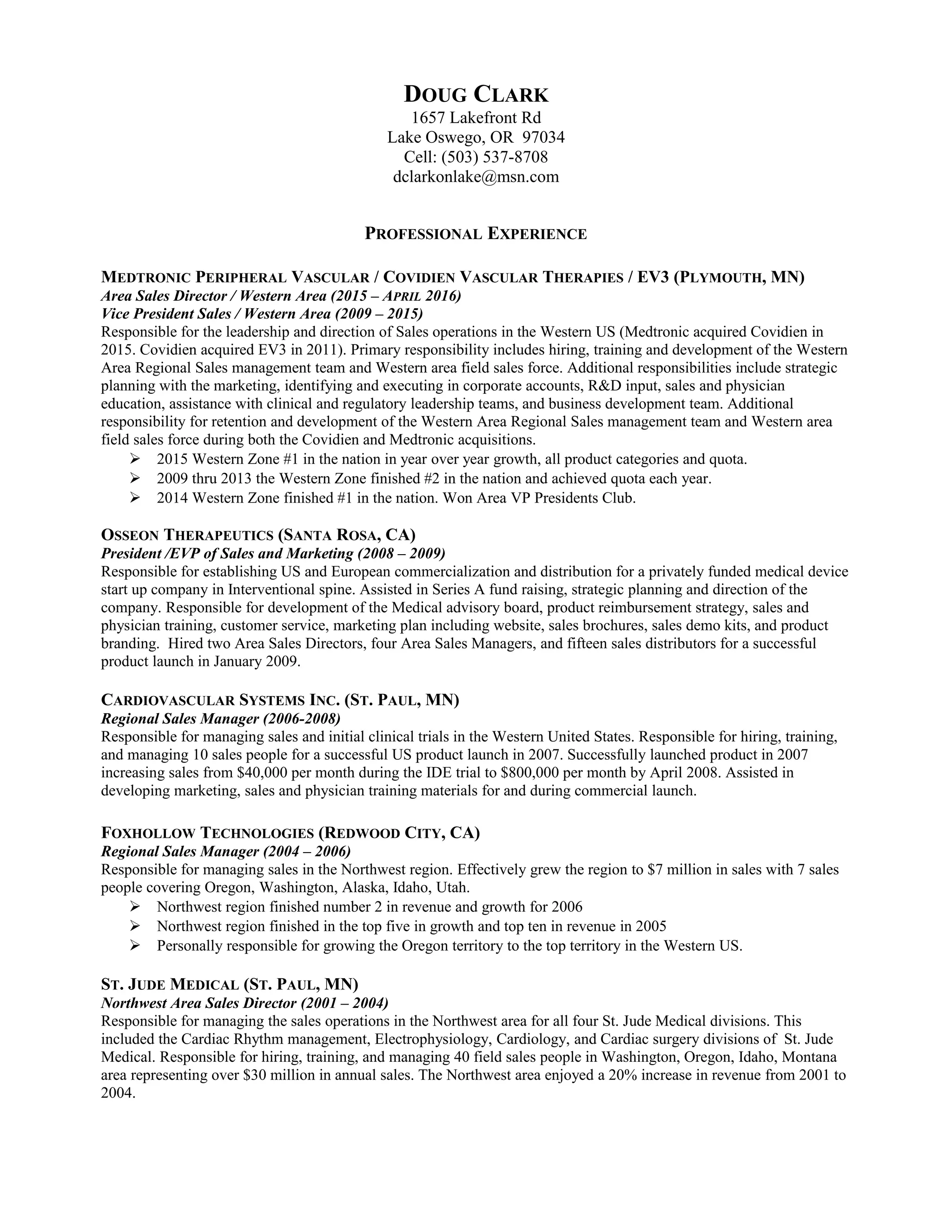 Doug-Updated Resume | DOC