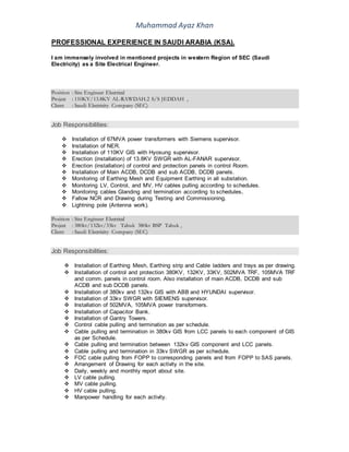 Engr. Ayaz Khan CV11 (1) | DOCX