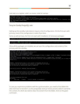 ProstgreSQLFailoverConfiguration | PDF