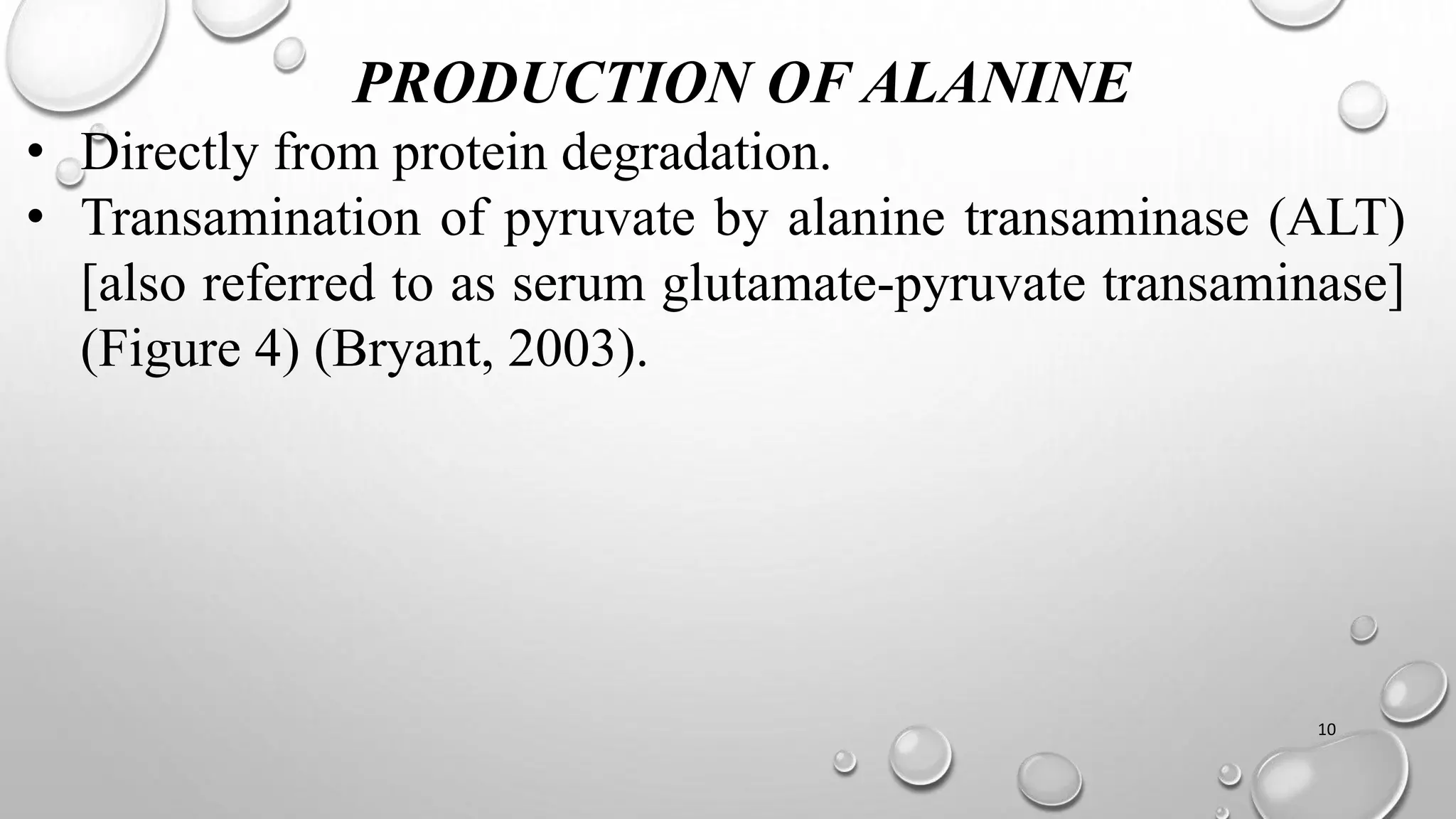 8 Glucose-alanine cycle | PPTX