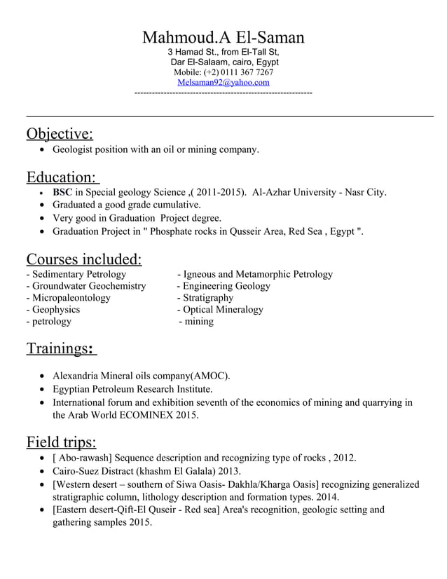 MAHmoud-C.V-Edit | PDF