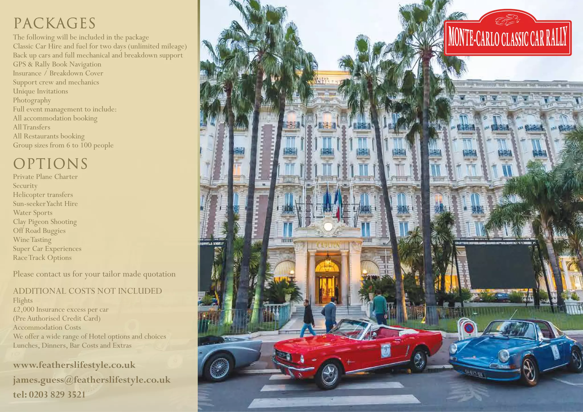 3887 Monte Carlo Classic Car Brochure | PPT