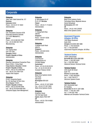 United Technologies Locations Guide | PDF