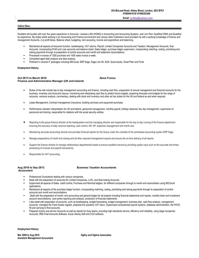 Celine final CV 3 | DOC