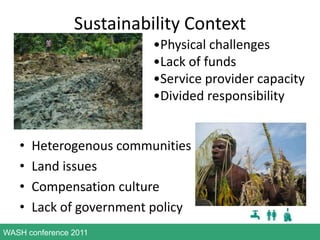 Promoting sustainable WASH projects in PNG | PPTX