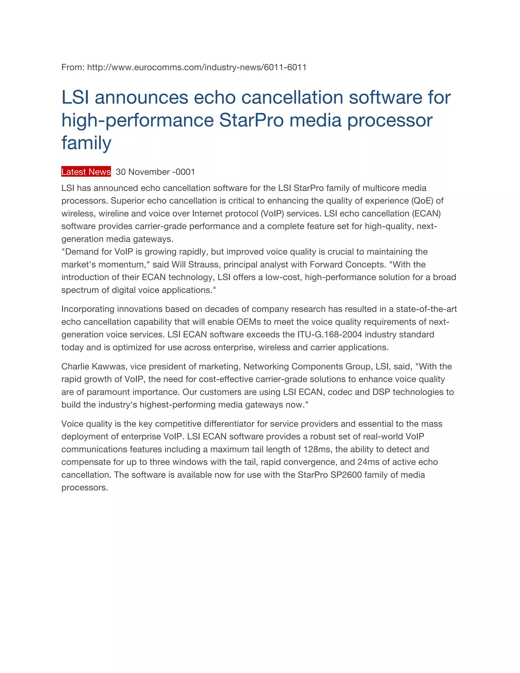 LSI_Ecan | PDF | Digital Audio | Computer Software and Applications