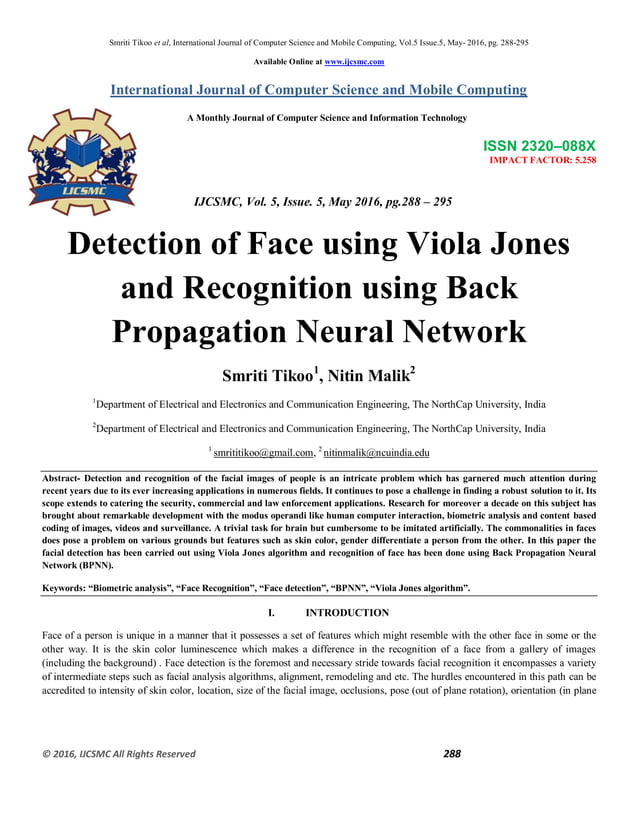 Smriti's research paper | PDF