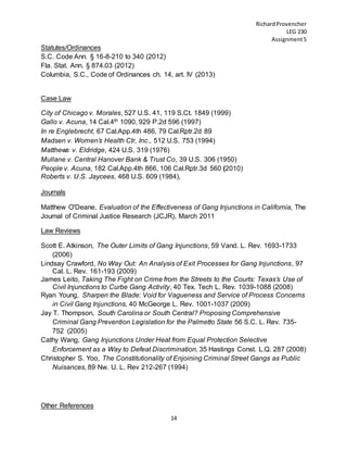 Gang Injunction Memo | DOCX