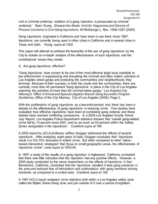 Gang Injunction Memo | DOCX