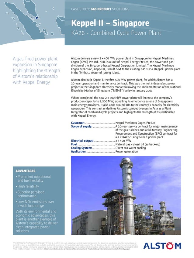 keppel-2-ka26-combined-cycle-power-plant-singapore | PDF | Power and ...