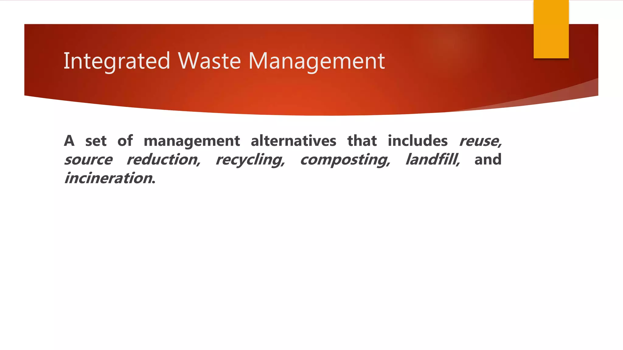 Solid waste management | PPTX