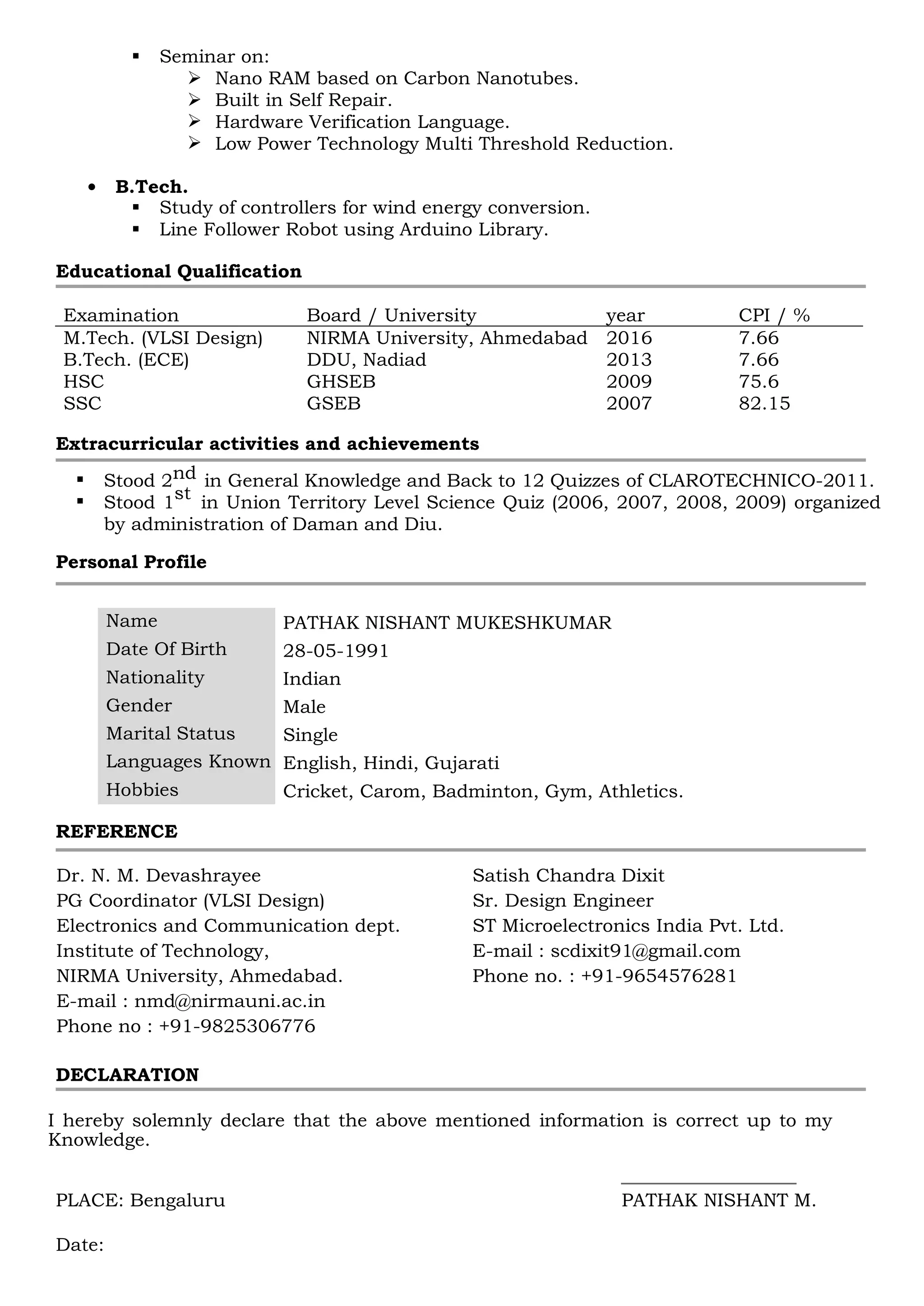 NISHANT_PATHAK_RESUME | PDF