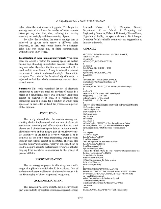A 3 Dimensional Motion Sensor And Tracking System Using Vector Analysis