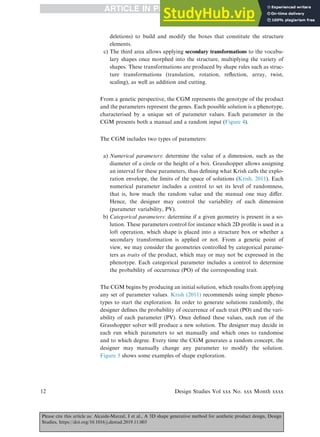 A 3D Shape Generative Method For Aesthetic Product Design | PDF