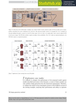 A 3D Shape Generative Method For Aesthetic Product Design | PDF