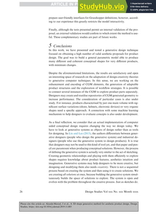 A 3D Shape Generative Method For Aesthetic Product Design | PDF