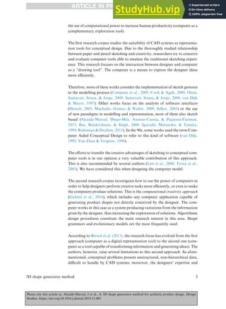 A 3D Shape Generative Method For Aesthetic Product Design | PDF