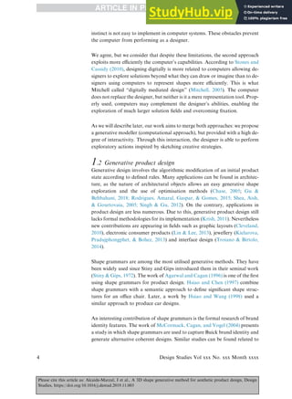 A 3D Shape Generative Method For Aesthetic Product Design | PDF