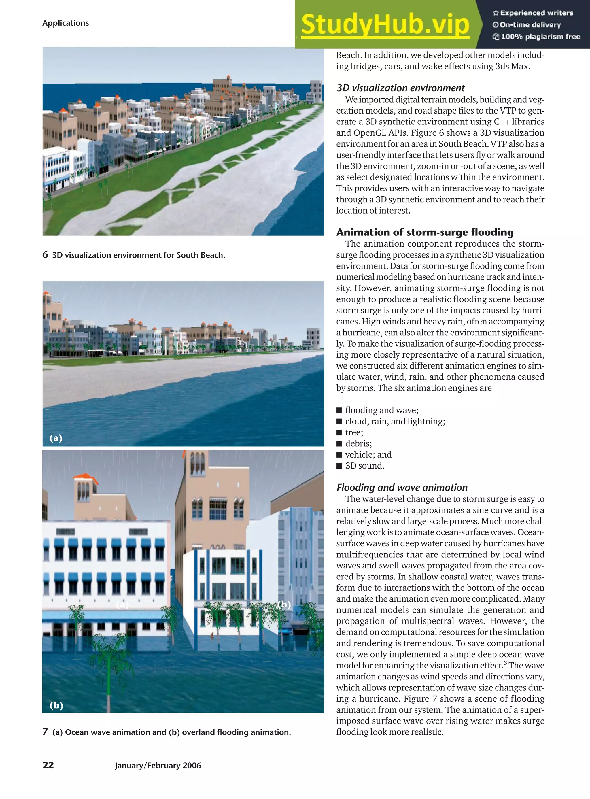 A 3D Visualization System For Hurricane Storm-Surge Flooding | PDF