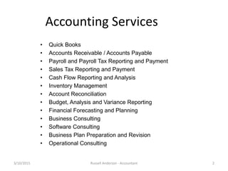 Accounting Services | PPTX