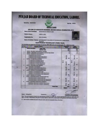 Diploma of Associate Engineer. Certificate.docx copy | PDF