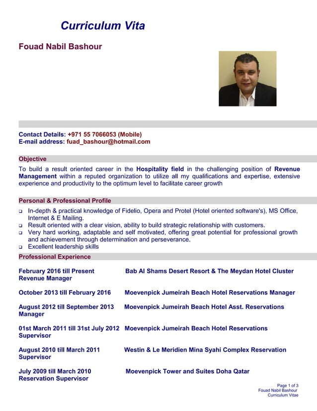 fouad's_CV_-_Updated | PDF