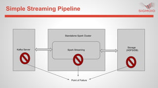 Fully Fault tolerant Streaming Workflows at Scale using Apache Mesos & Spark Streaming | PPT