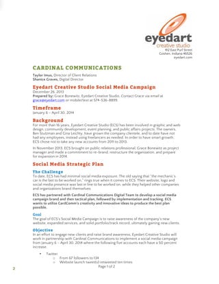 Eyedart_SocialMediaPlan_NEW2 | PDF