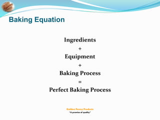 Theory of Baking | PPTX