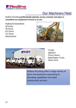 Redine Plumbing_Contractors - Capability Statement QLDr1 | PDF