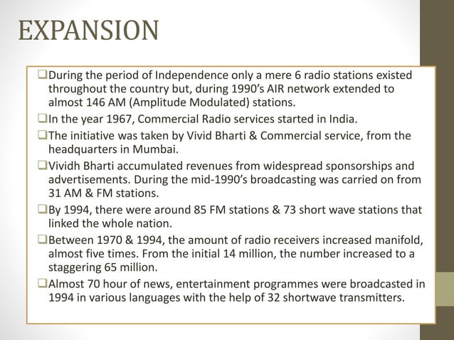 RADIO PPT | PPT