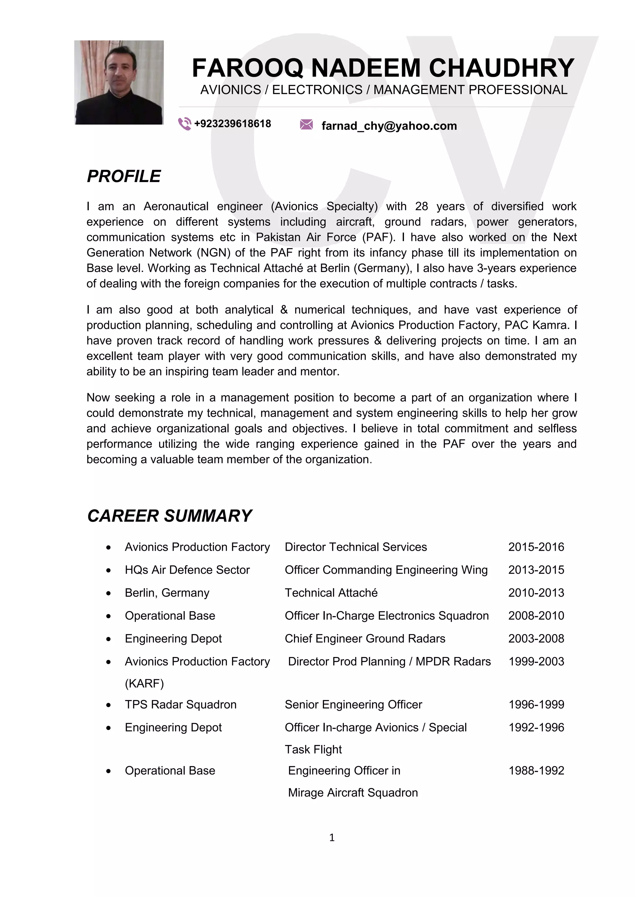 Farooq CV-Rest | DOC