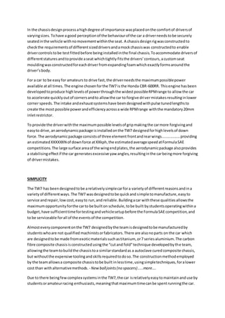 2012 EDITH COWAN UNIVERSITY FORMULA SAE design report V4 | DOCX