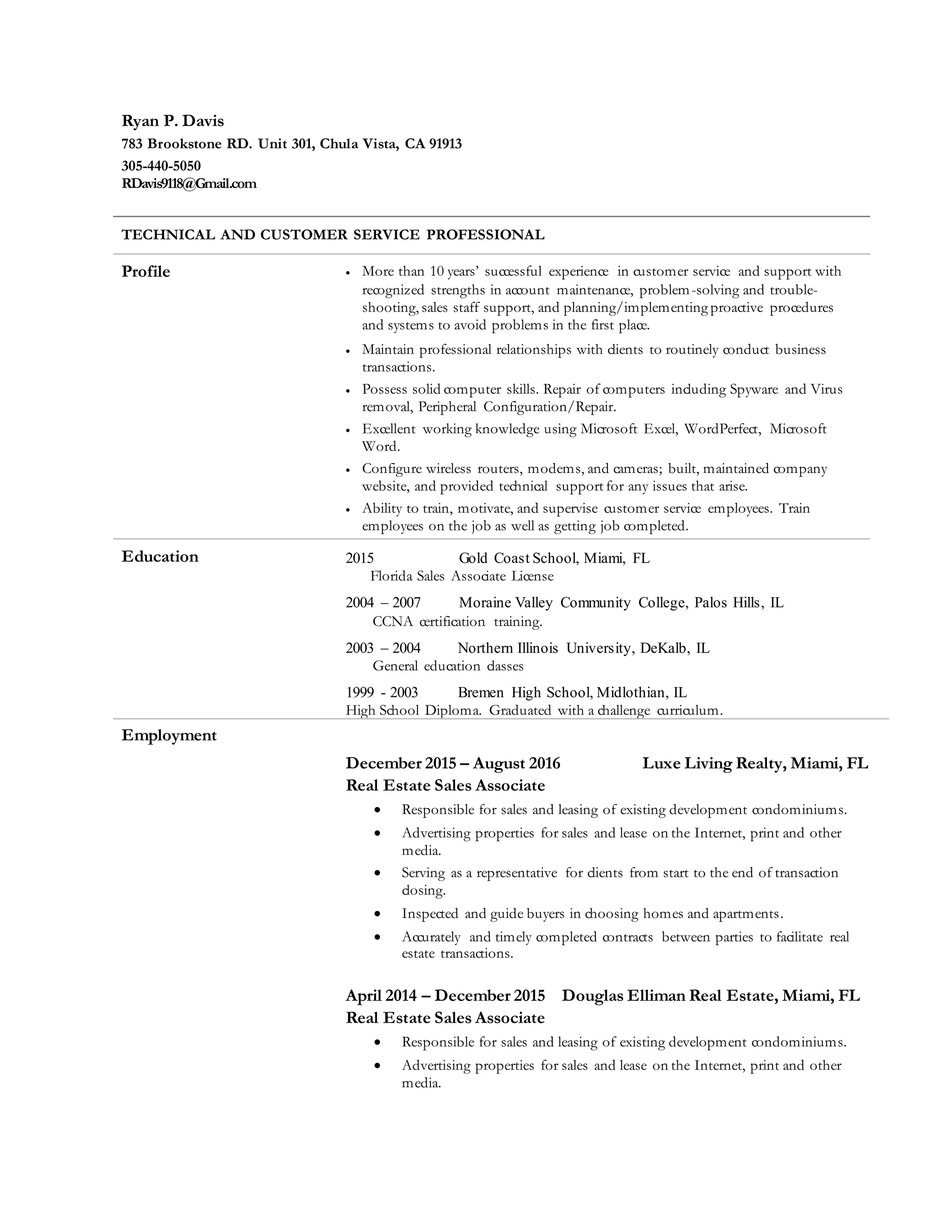 Resume2 | PDF