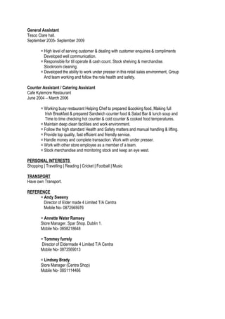 Curriculum Vitae 2 | DOC
