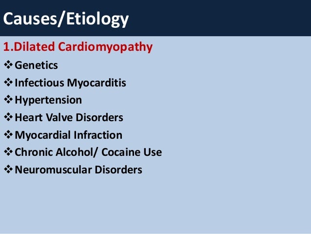 Cardiomyopathy