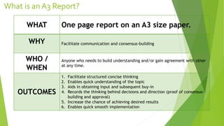A3 for Consensus Building | PPTX