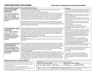 Crime Prevention and Control - 3 Different Approaches | PPT