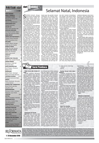 Tabloid reformata edisi 134 desember 2010 depan | PDF