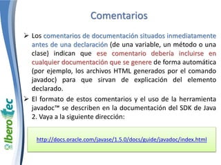 Identificadores palabras clave y tipos Java | PPTX