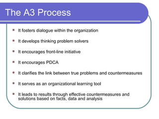A3 Management Method Presentation | PPT