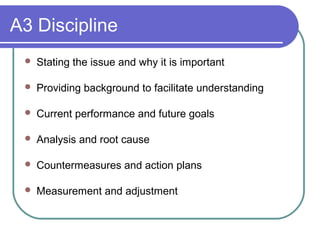 A3 Management Method Presentation | PPT