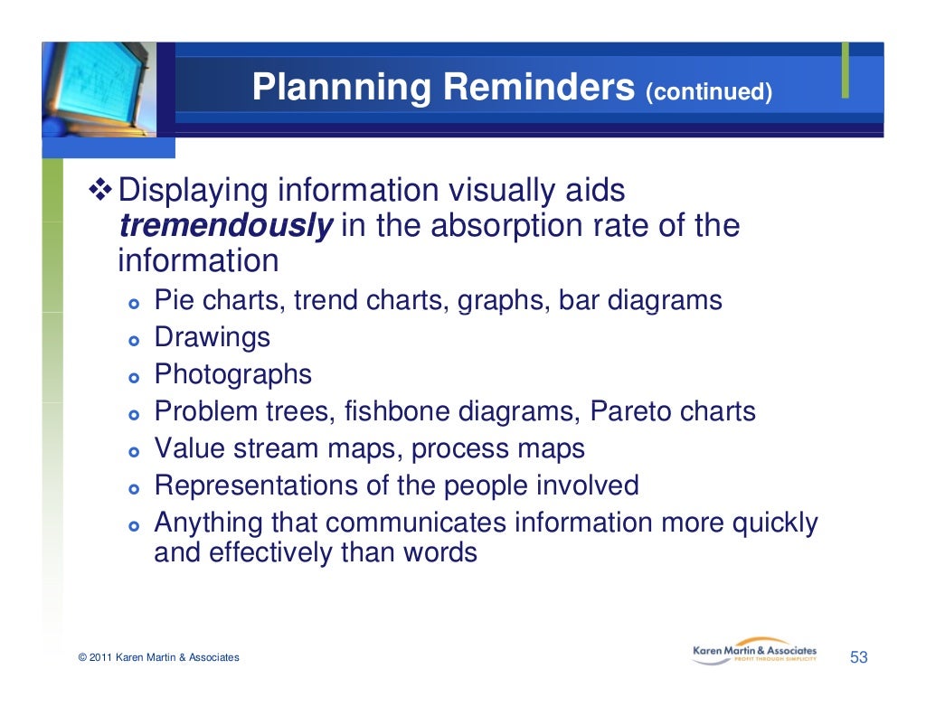 Plannning Reminders Continued Displaying Information