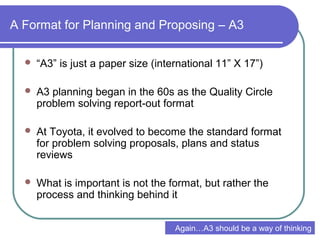 A3 Management Process | PPT