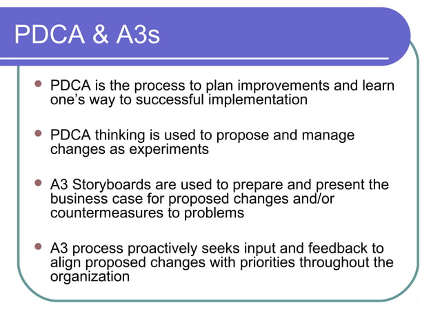 A3 Management Process | PPT