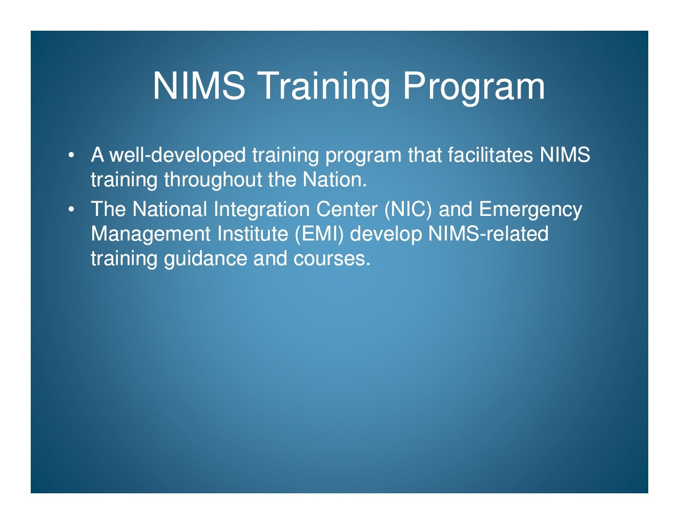 national-incident-management-system-update